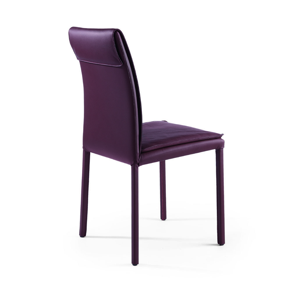 Sedia imbottita Agata Deluxe - Gamba Metallo Julia - Progetto Sedia