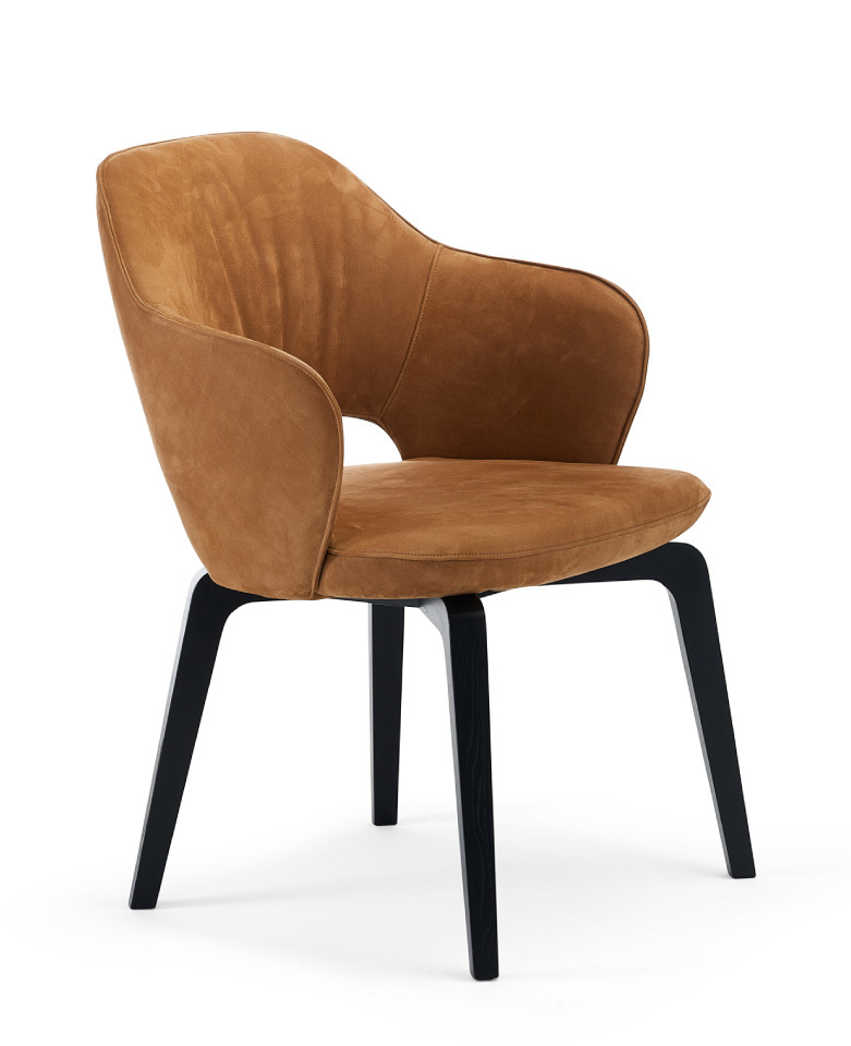 Upholstered chair Noemi Plus Braccioli Julia - Progetto Sedia
