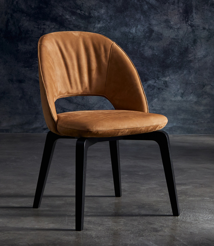 Upholstered chair Noemi Plus Julia - Progetto Sedia