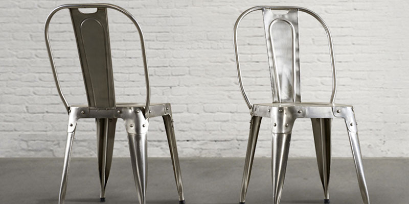 Sedie in Metallo Design: Alluminio, Acciaio e Trattamento ...