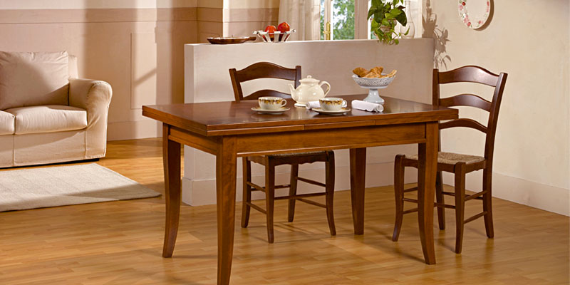 Tavoli classici - Da soggiorno e allungabili - Progetto Sedia